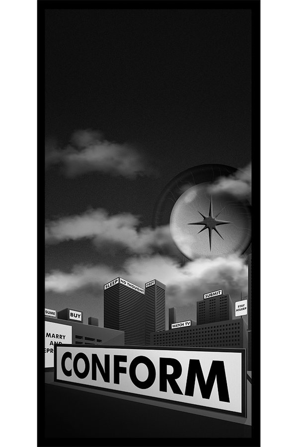 "They Live" by Steven Bonner - Hero Complex Gallery