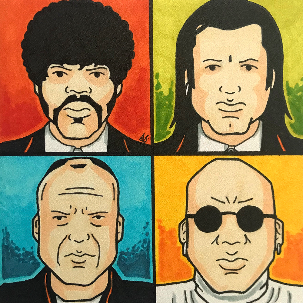 "Great Four Different Characters" by Alex Zhludov - Hero Complex Gallery