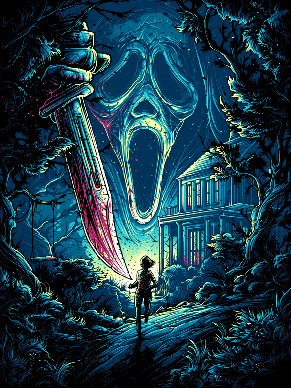 "Do You Like Scary Movies" by Dan Mumford - Hero Complex Gallery