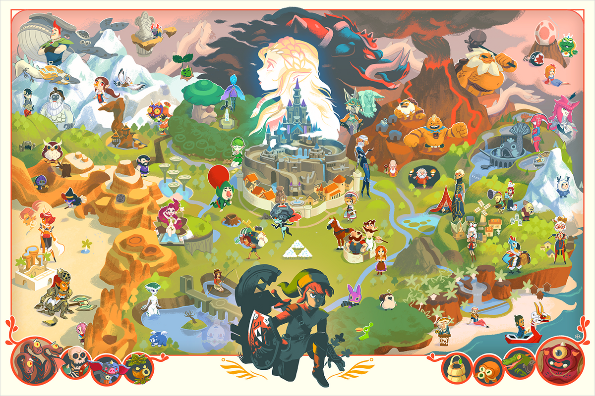 "Hyrule" by Glen Brogan - Hero Complex Gallery