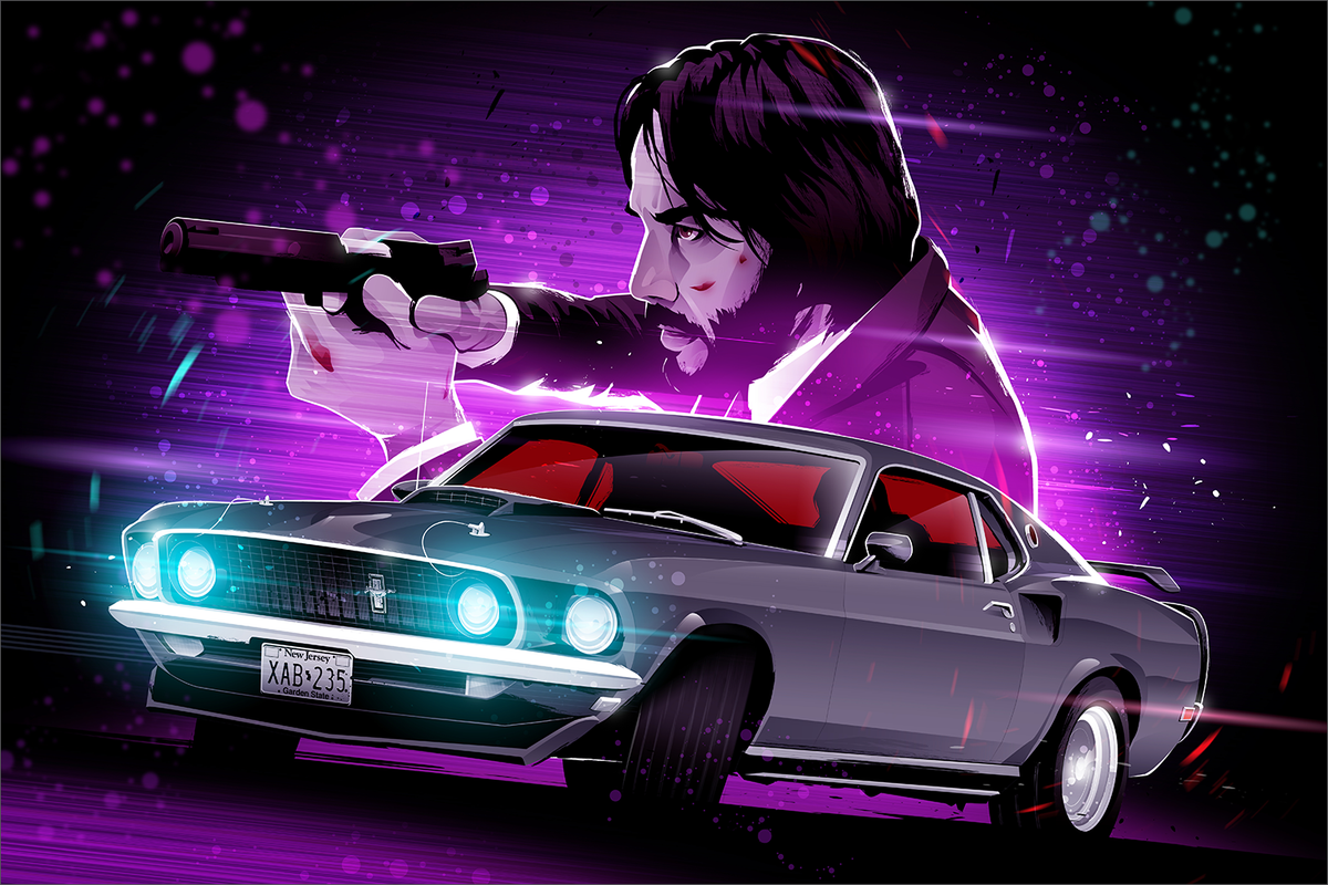 "Boss 429" by Mark Reihill - Hero Complex Gallery