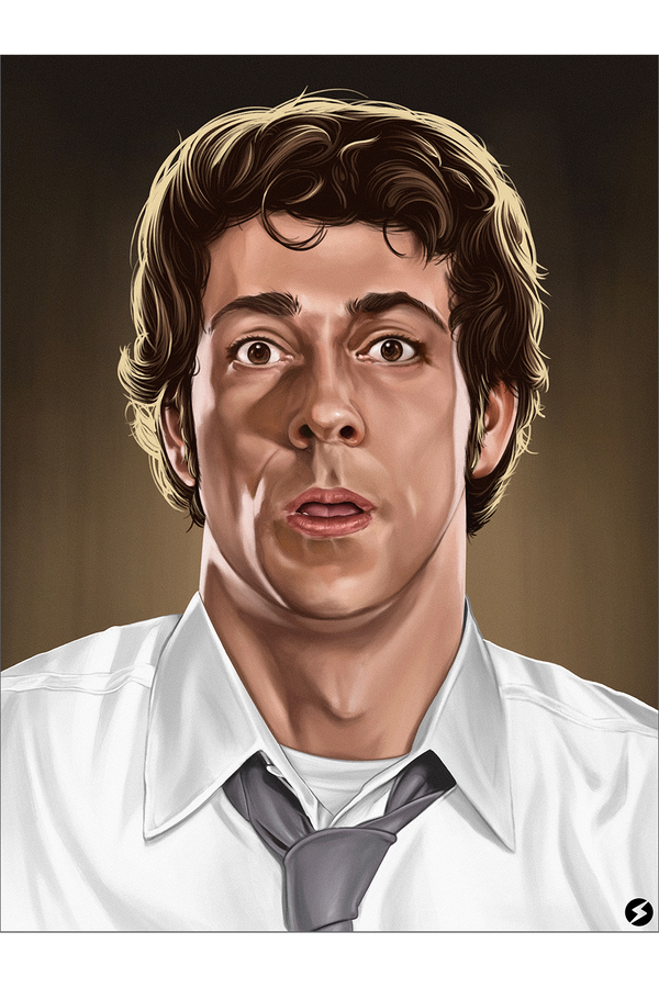 "The Nerd Herdee - Chuck" by Salvador Anguiano - Hero Complex Gallery