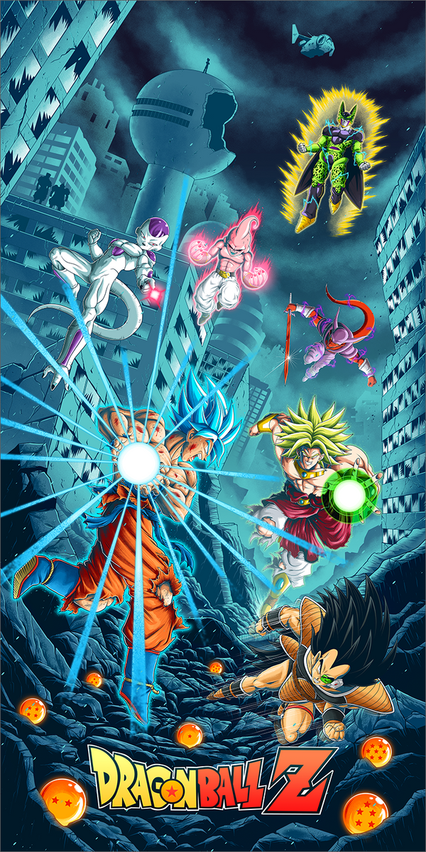 "Dragon Ball Z - Goku Super Saiyan Blue Variant" by Sam Mayle - Hero ...