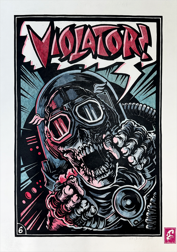 "Violator" by Thrashead - Hero Complex Gallery
