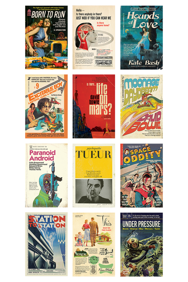 Todd Alcott Cultural Mashups Greatest Hits Postcard Set - Hero Complex ...