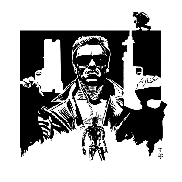 "I'm a Friend of Sarah Connor" by Alberto Russo - Hero Complex Gallery