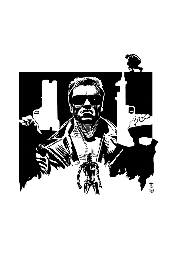 "I'm a Friend of Sarah Connor" by Alberto Russo - Hero Complex Gallery