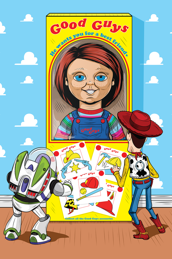 "Meet Chucky, Your New Best Friend!" by Alex Garcia - Hero Complex Gallery