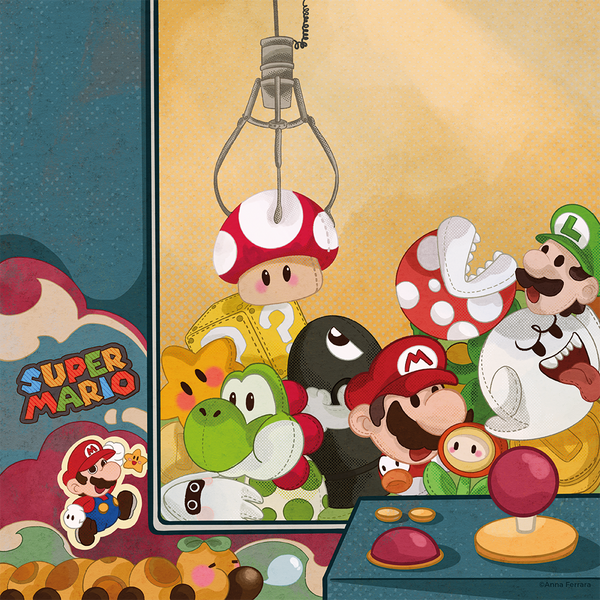 "1-UP" by Anna Ferrara - Hero Complex Gallery