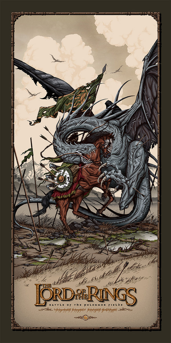 "Battle of the Pelennor Fields" by Brad Dunlop - Hero Complex Gallery