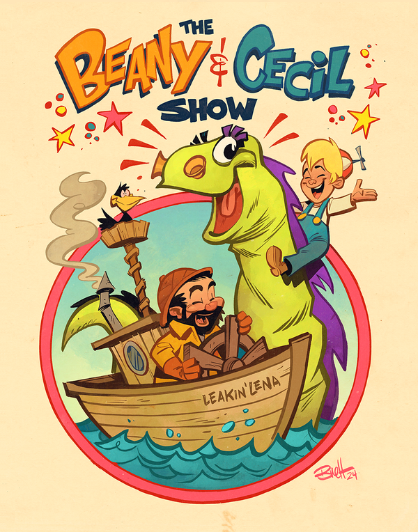 "B is for Beany" by Brett Parson - Hero Complex Gallery