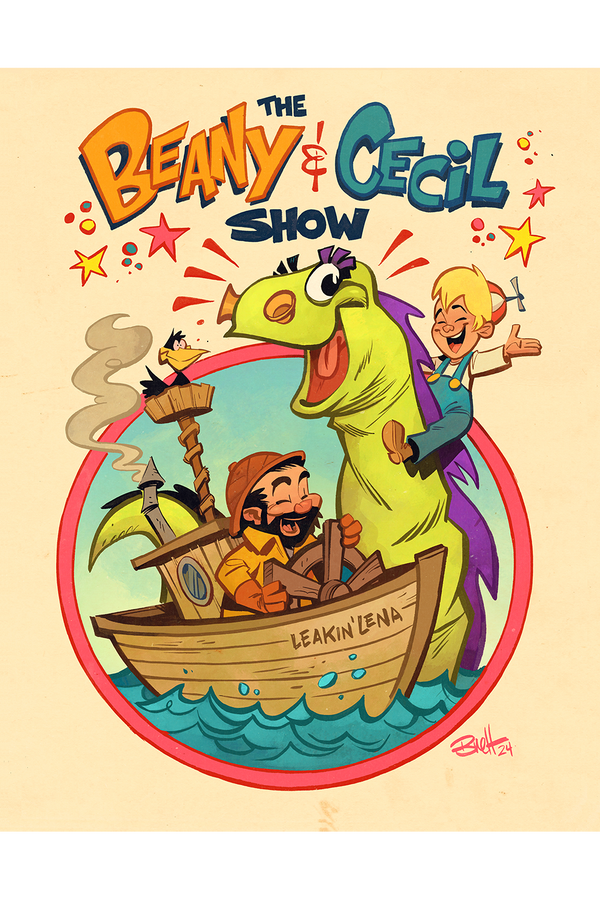 "B is for Beany" by Brett Parson - Hero Complex Gallery