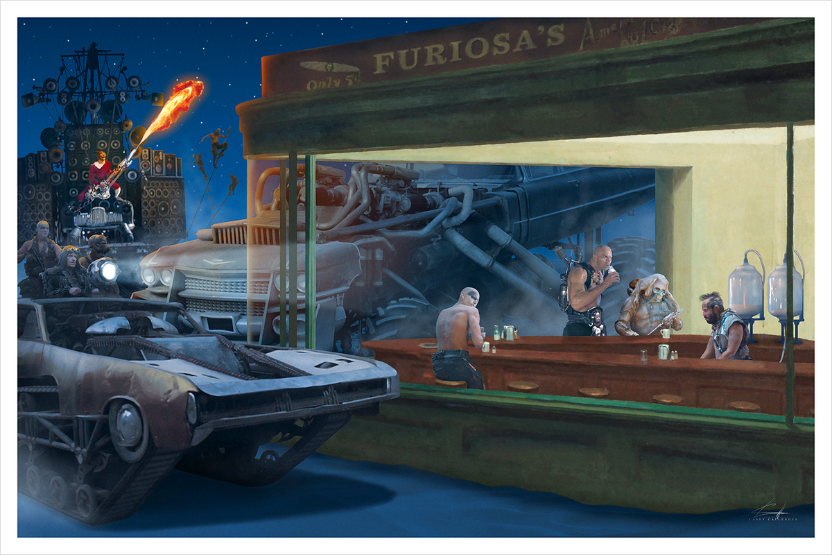 "Furyhawks" by Casey Callender - Hero Complex Gallery
