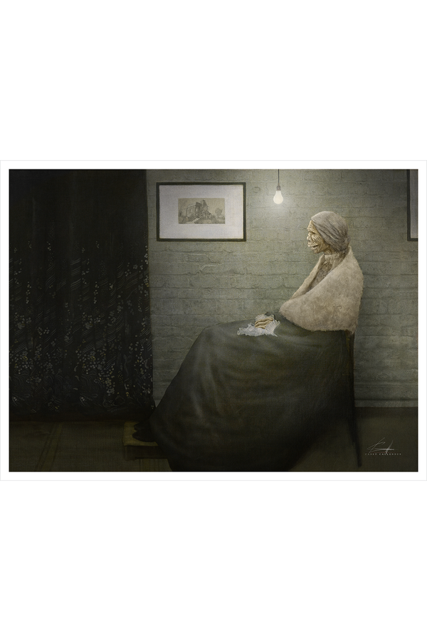 "Bates' Mother" by Casey Callender - Hero Complex Gallery