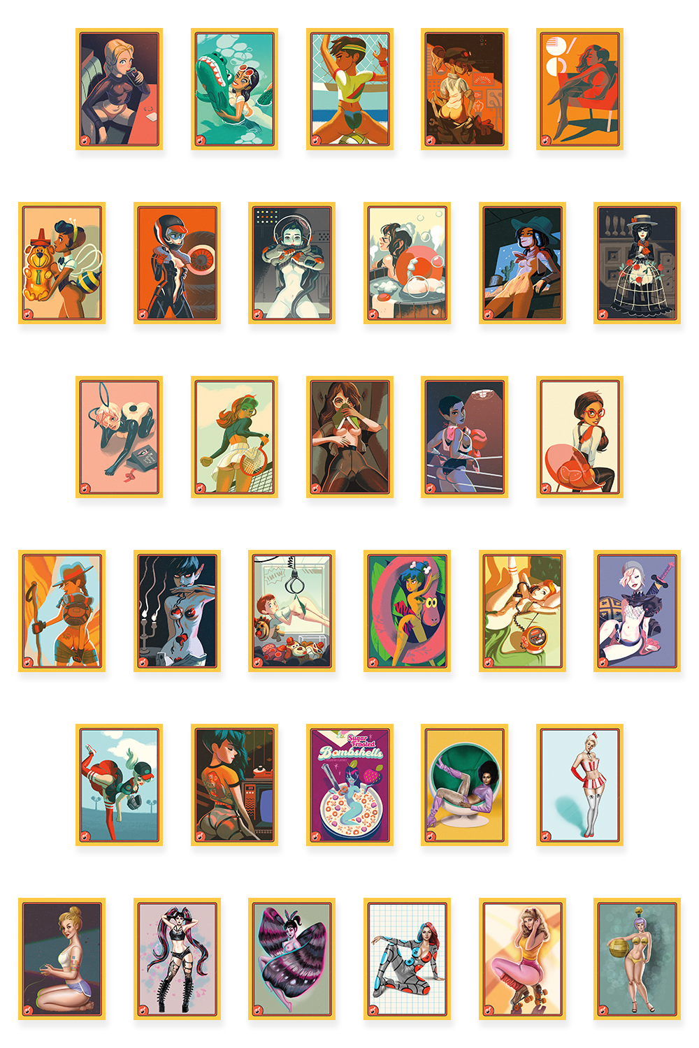 Cherry Bomb: Pinup Trading Card Set by Glen Brogan and Mona Collentine ...