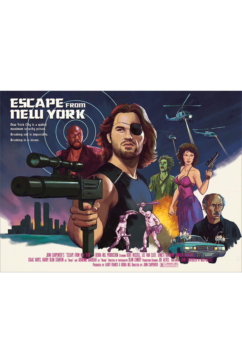 "Snake Plissken, The Deadliest Man Alive" by Christian Garland - Hero ...