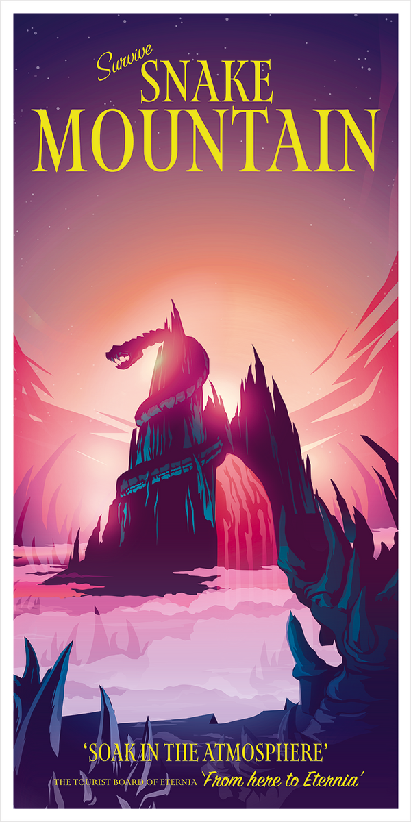 "Tourist board of Eternia" by Dan Shearn - Hero Complex Gallery