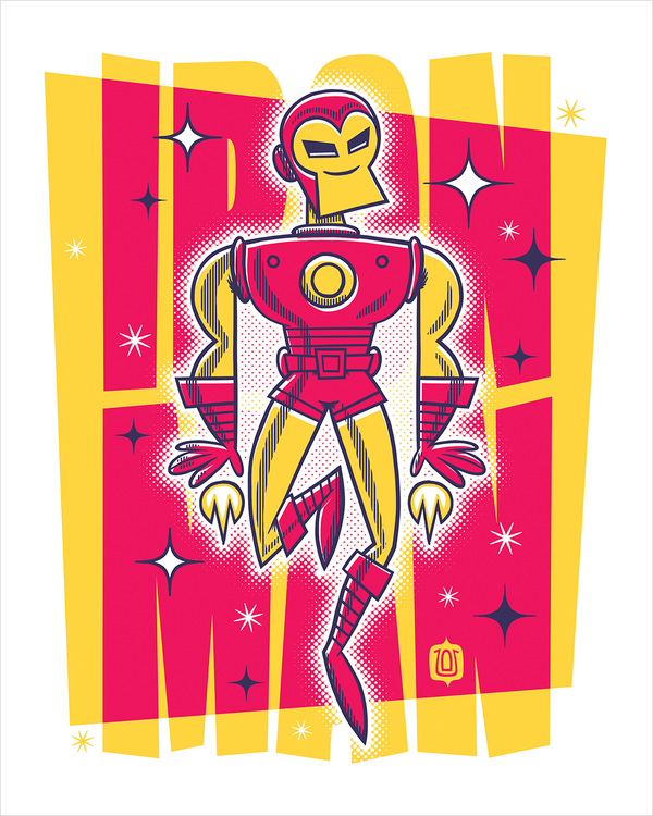 "I is for Iron Man" by David Vordtriede - Hero Complex Gallery
