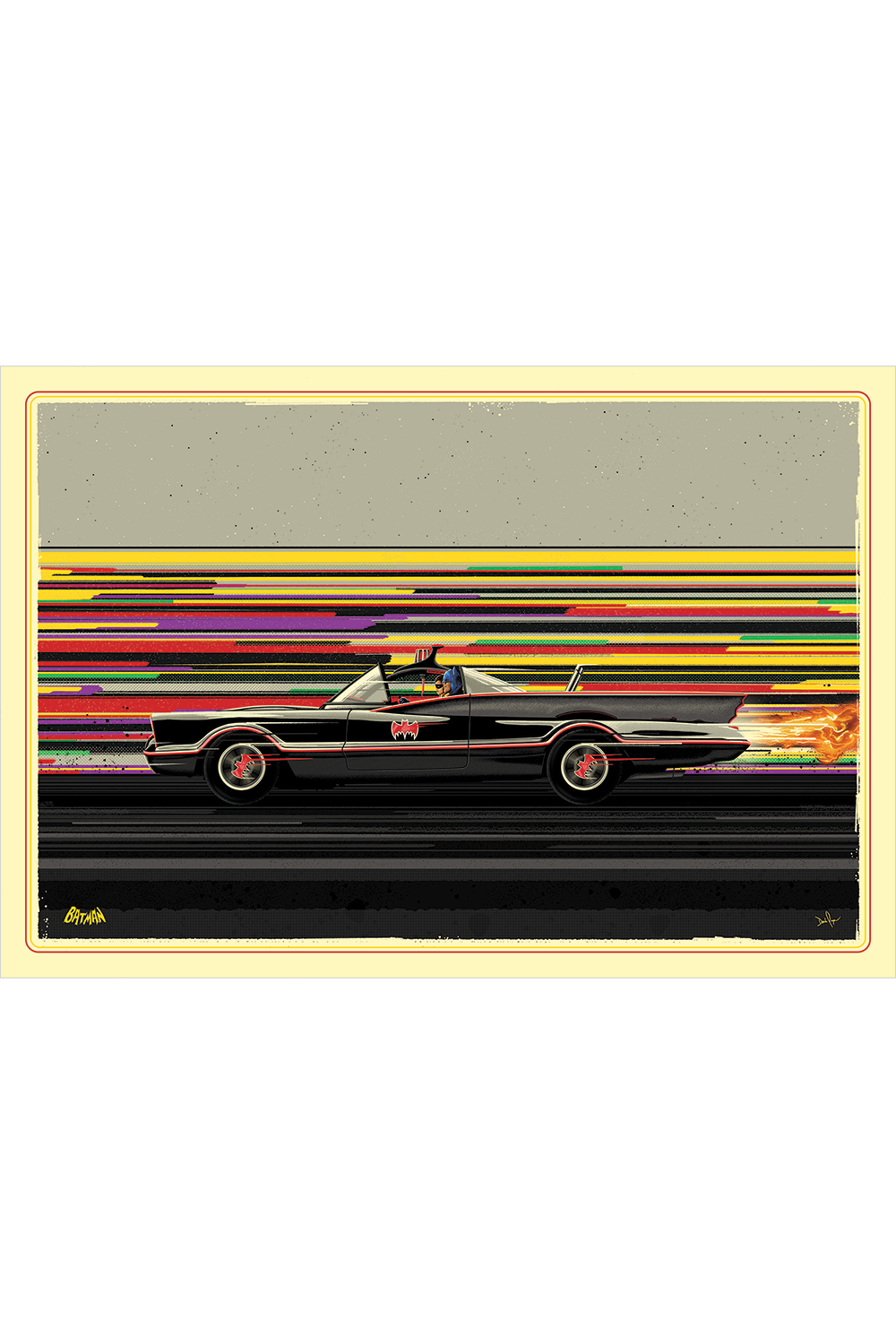 "Bat Wheels 66" Variant by Derek Payne - Hero Complex Gallery