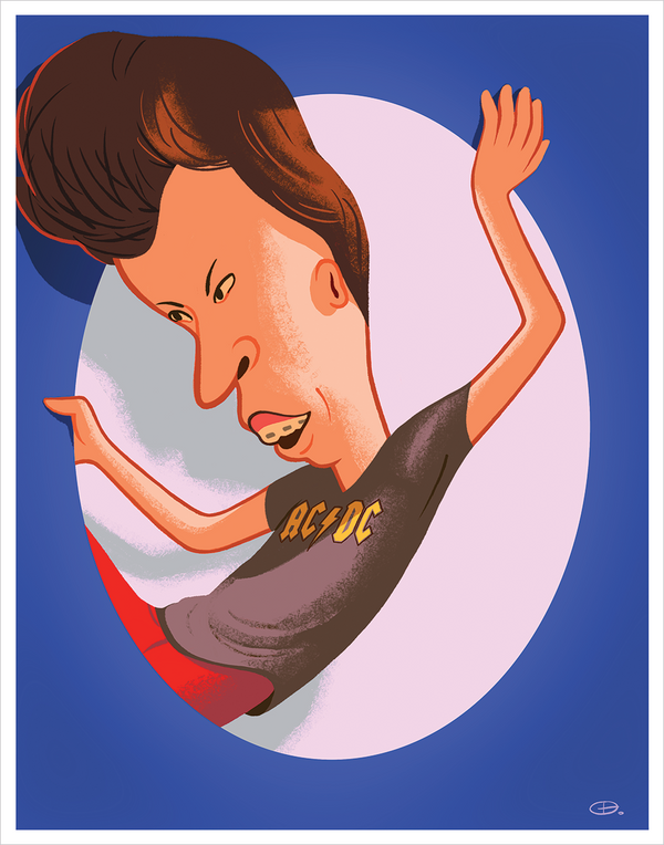 "Cut it out, Butthead" Set by Glen Brogan - Hero Complex Gallery