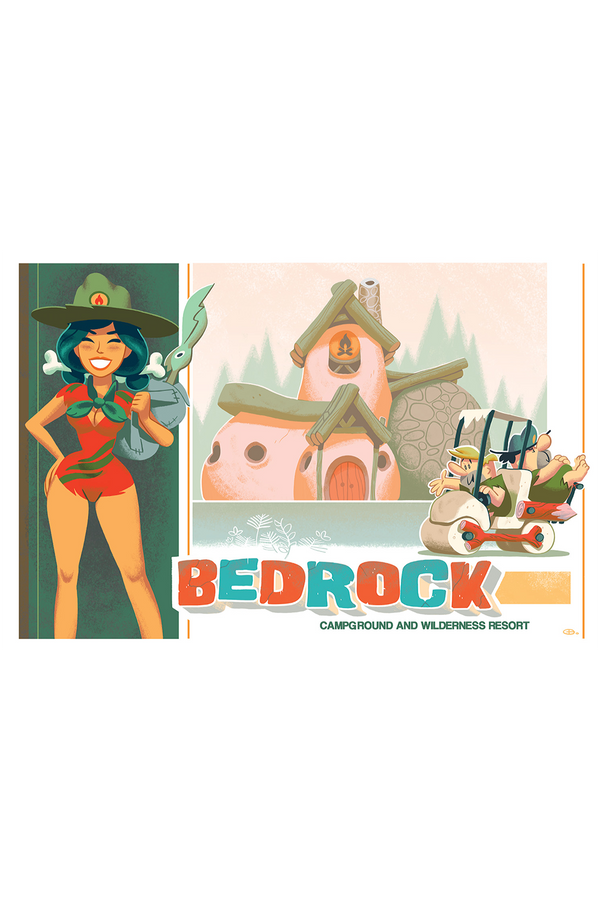 15. "Bedrock Campground" by Glen Brogan - Hero Complex Gallery