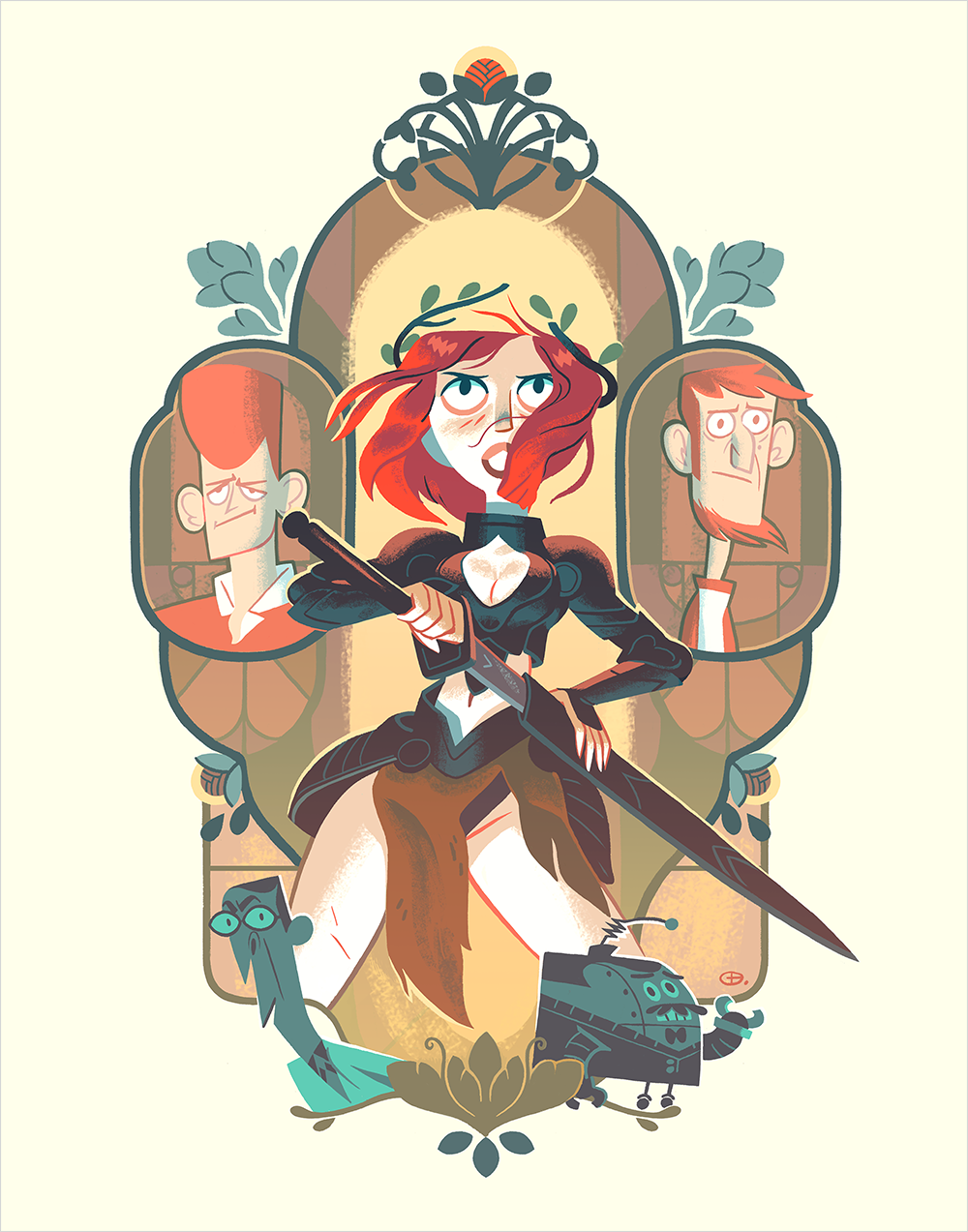 "Joan" by Glen Brogan - Hero Complex Gallery