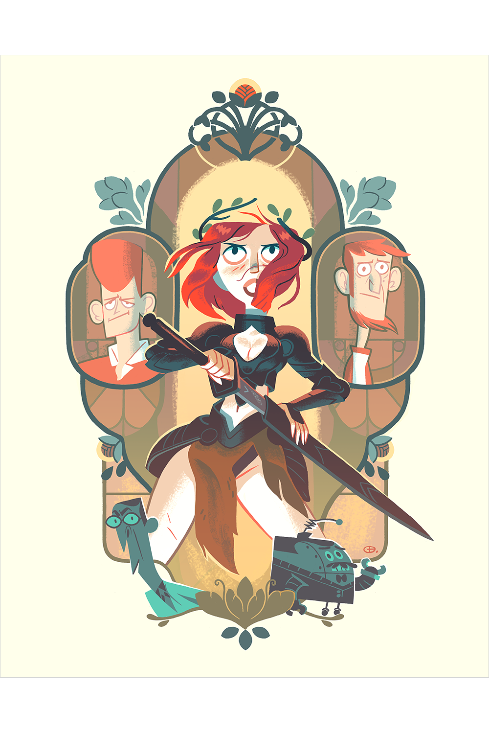 "Joan" by Glen Brogan - Hero Complex Gallery
