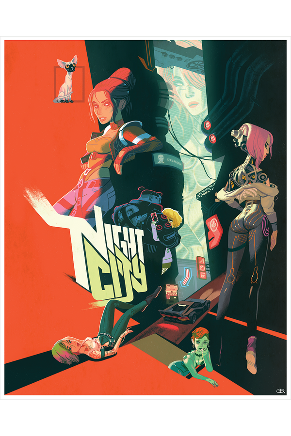 "Night City" by Glen Brogan - Hero Complex Gallery