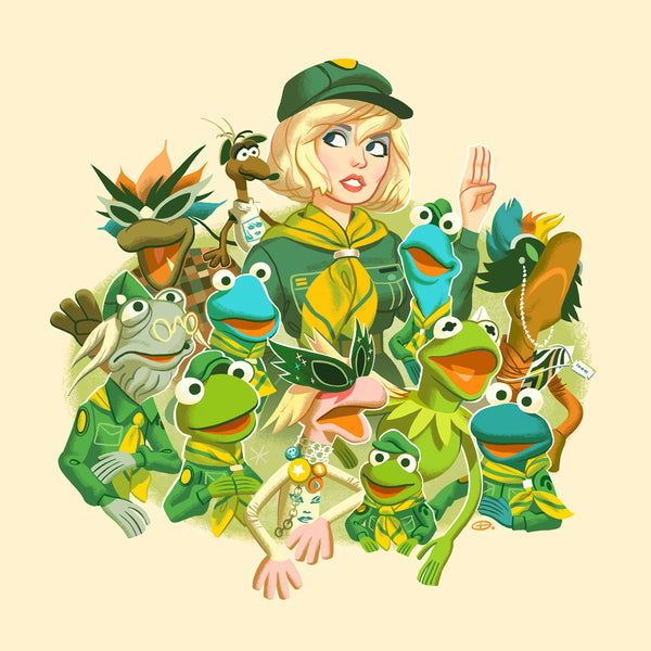 "Frog Scouts" by Glen Brogan - Hero Complex Gallery