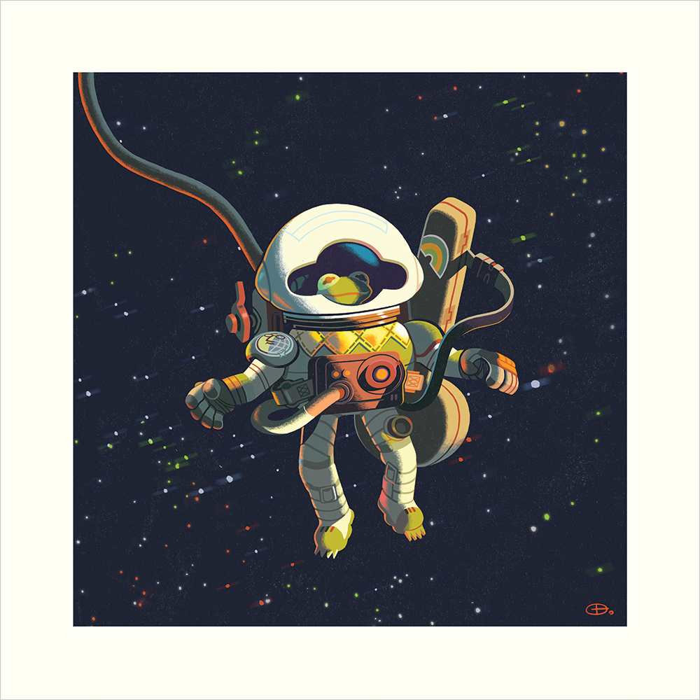 "Frogs in Space" by Glen Brogan - Hero Complex Gallery
