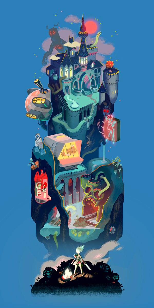 "Storm the Castle" by Glen Brogan - Hero Complex Gallery