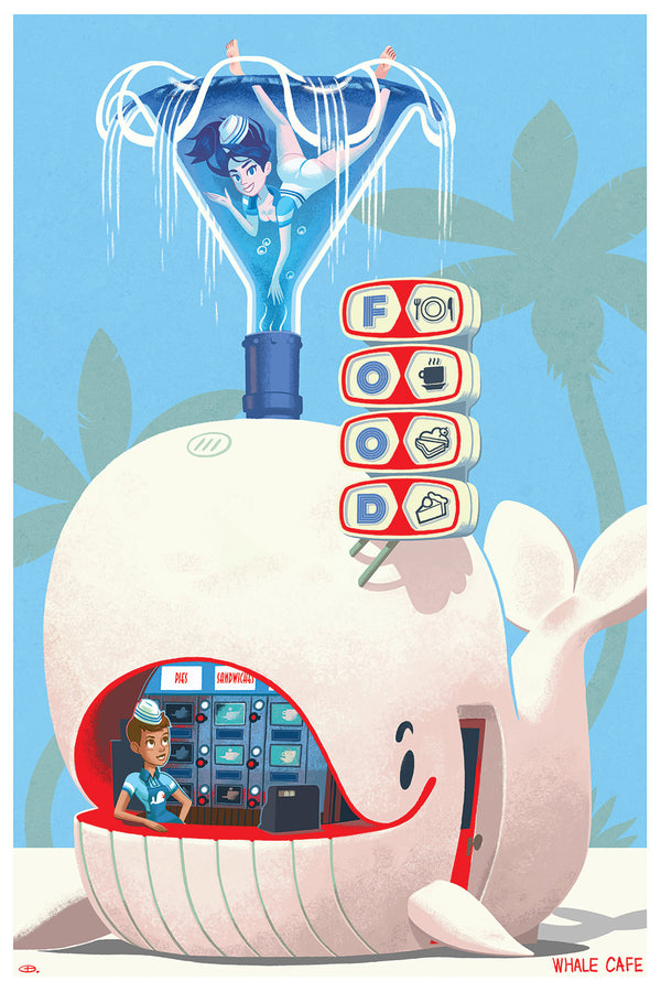 12. "Whale Cafe" by Glen Brogan - Hero Complex Gallery