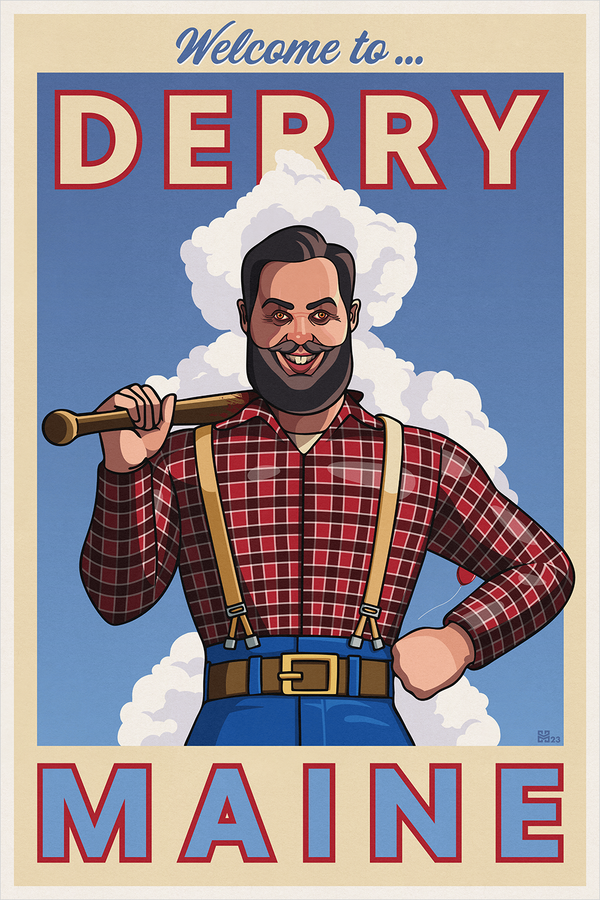 "Welcome to Derry, Maine" by Haddon McKinney - Hero Complex Gallery