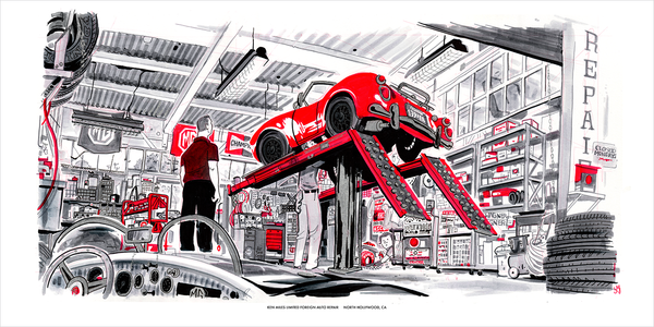 "Ken Miles Limited" by Joey Mason - Hero Complex Gallery