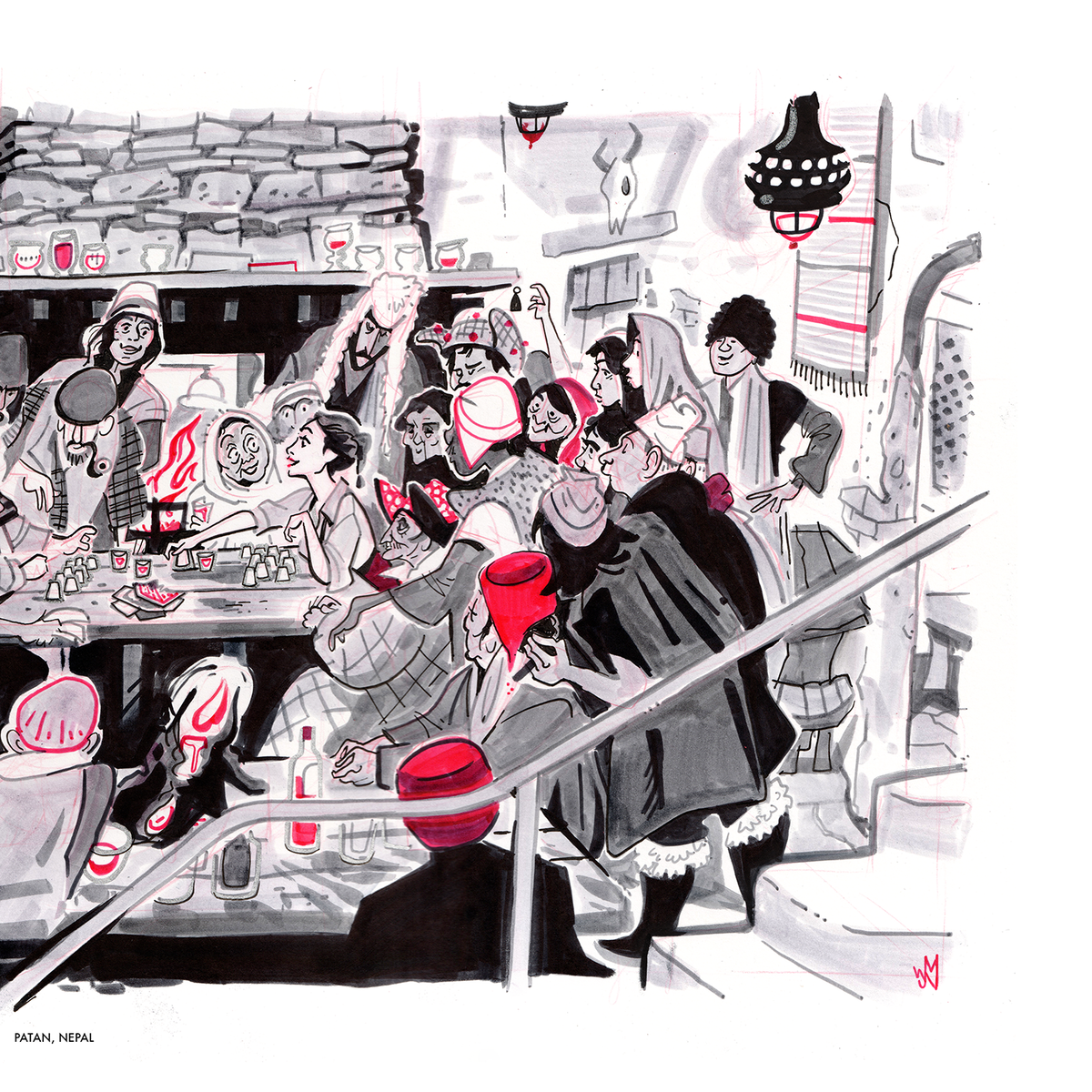 "The Raven Saloon" by Joey Mason - Hero Complex Gallery
