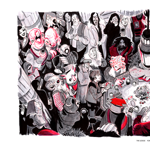 "The Lodge at Fort Ypso" by Joey Mason - Hero Complex Gallery