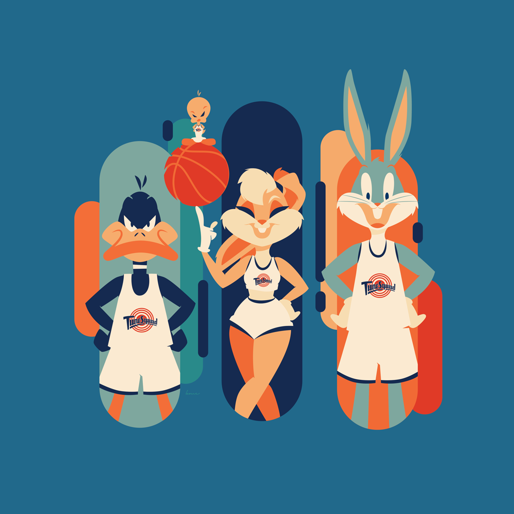 "Tune Squad" by Kelly McMahon - Hero Complex Gallery