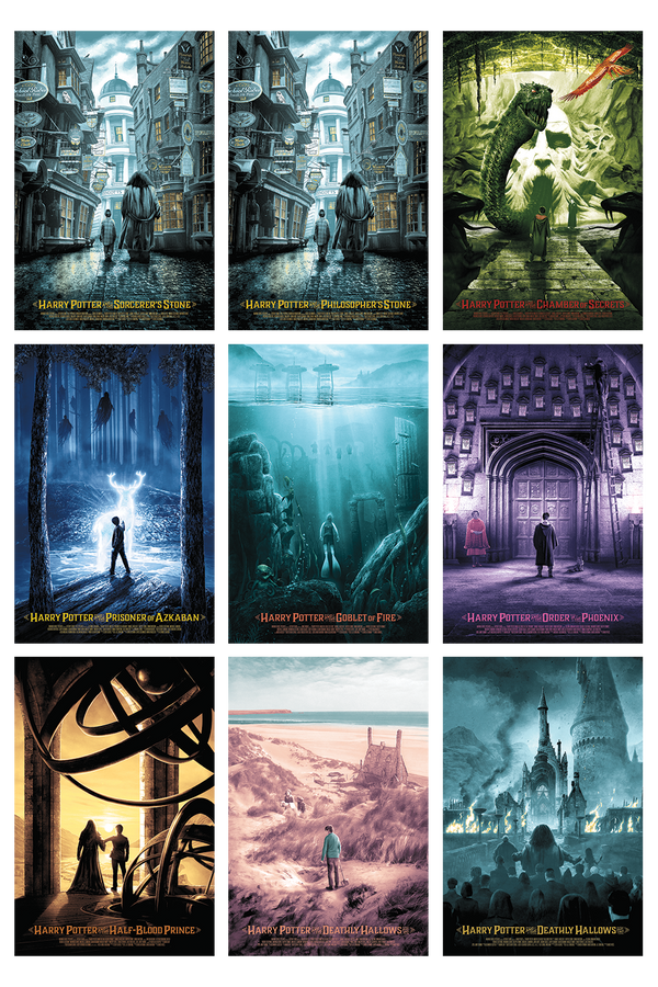 The Wizarding World Postcard Set by Kevin M Wilson / Ape Meets Girl ...