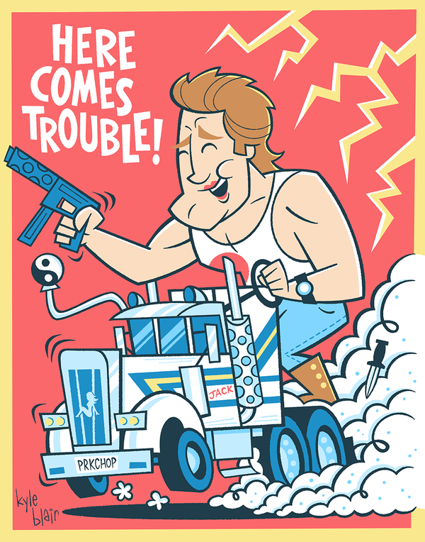 "Here Comes Trouble!" by Kyle Blair - Hero Complex Gallery