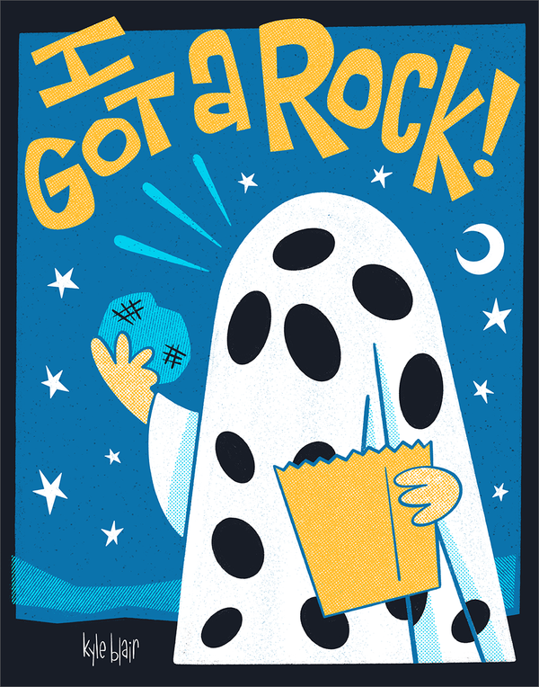 "I Got a Rock!" by Kyle Blair - Hero Complex Gallery