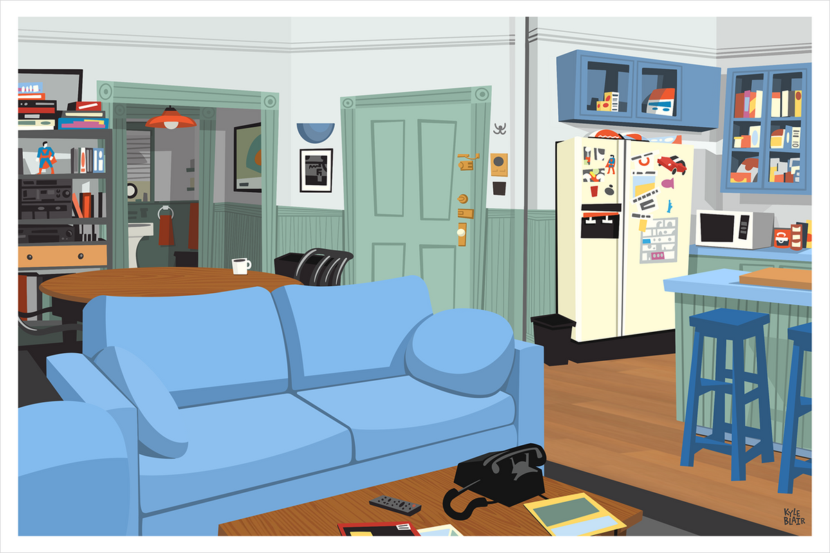 "Jerry’s Apartment" by Kyle Blair - Hero Complex Gallery