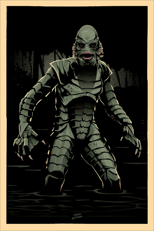 "Gill-man" by Mark Reihill - Hero Complex Gallery