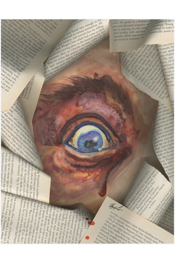 "Do You Read Sutter Cane?" by Rhys Livingstone - Hero Complex Gallery