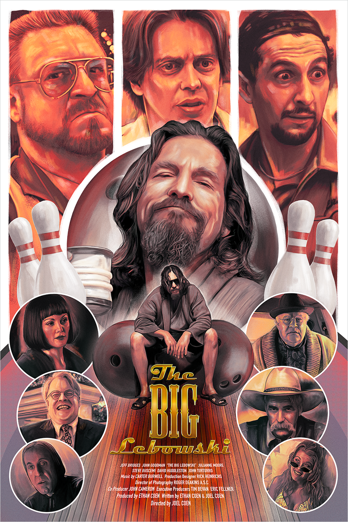 "Big Lebowski Animated Wooden Toy" by Steve Casino - Hero Complex Gallery