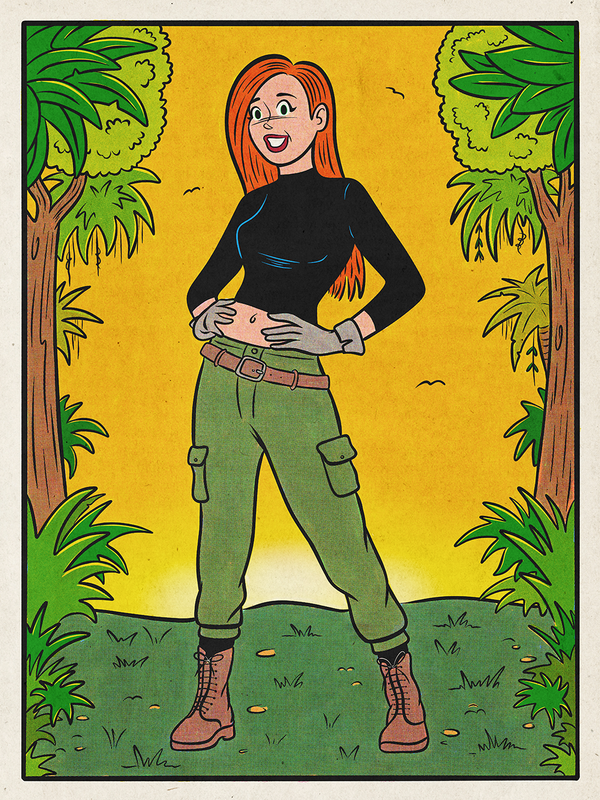 "Kim Possible Reimagined" by Sarah Sumeray - Hero Complex Gallery