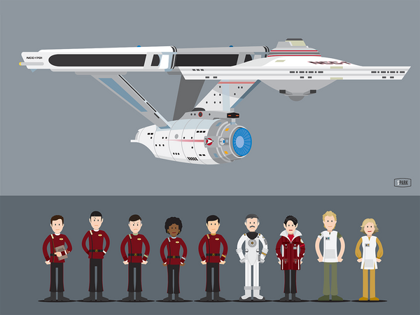 "KHAAANNN!" The OG Crew Variant by Scott Park - Hero Complex Gallery