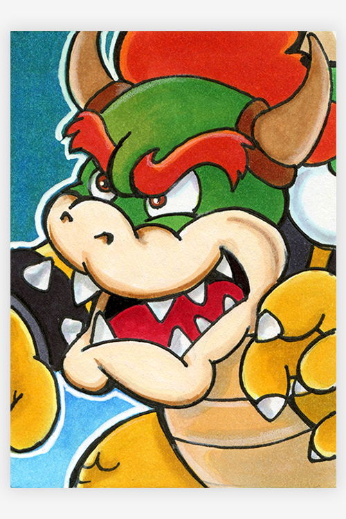 "Bowser" by Aaron Laurich - Hero Complex Gallery