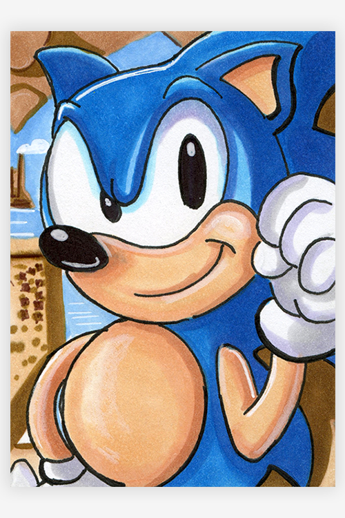 "Sonic" by Aaron Laurich - Hero Complex Gallery