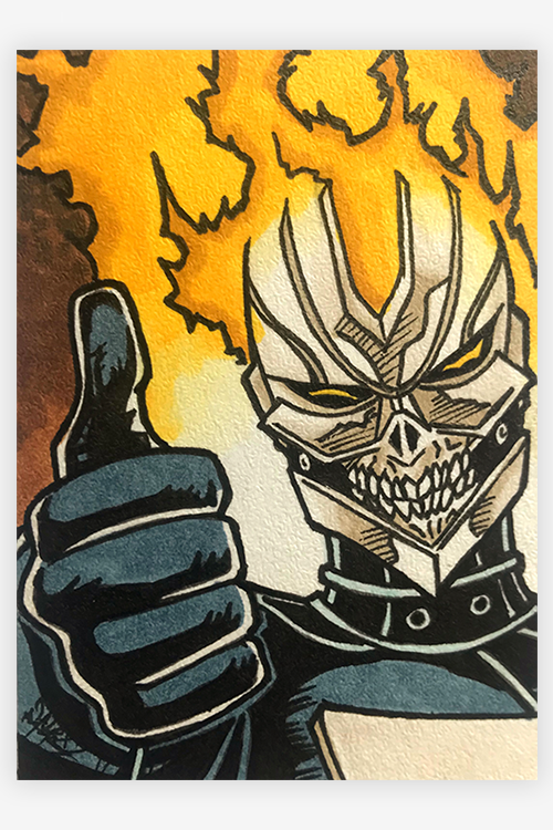 "The Hell Driver" by Alex Zhludov - Hero Complex Gallery