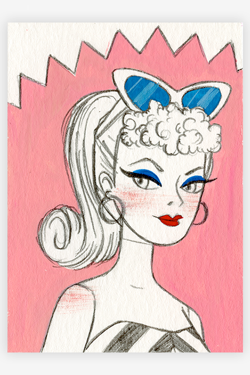 "Barbie 1959" by Jen Taylor - Hero Complex Gallery